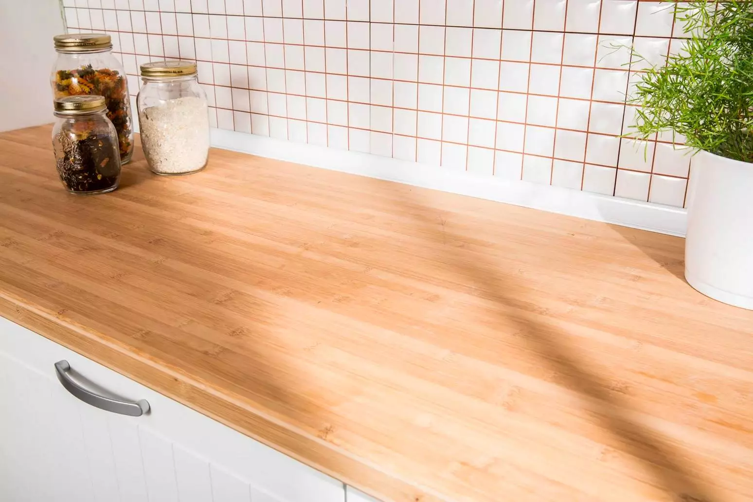 Countertop Kayu Pepejal Buluh oleh Leroy Merlin