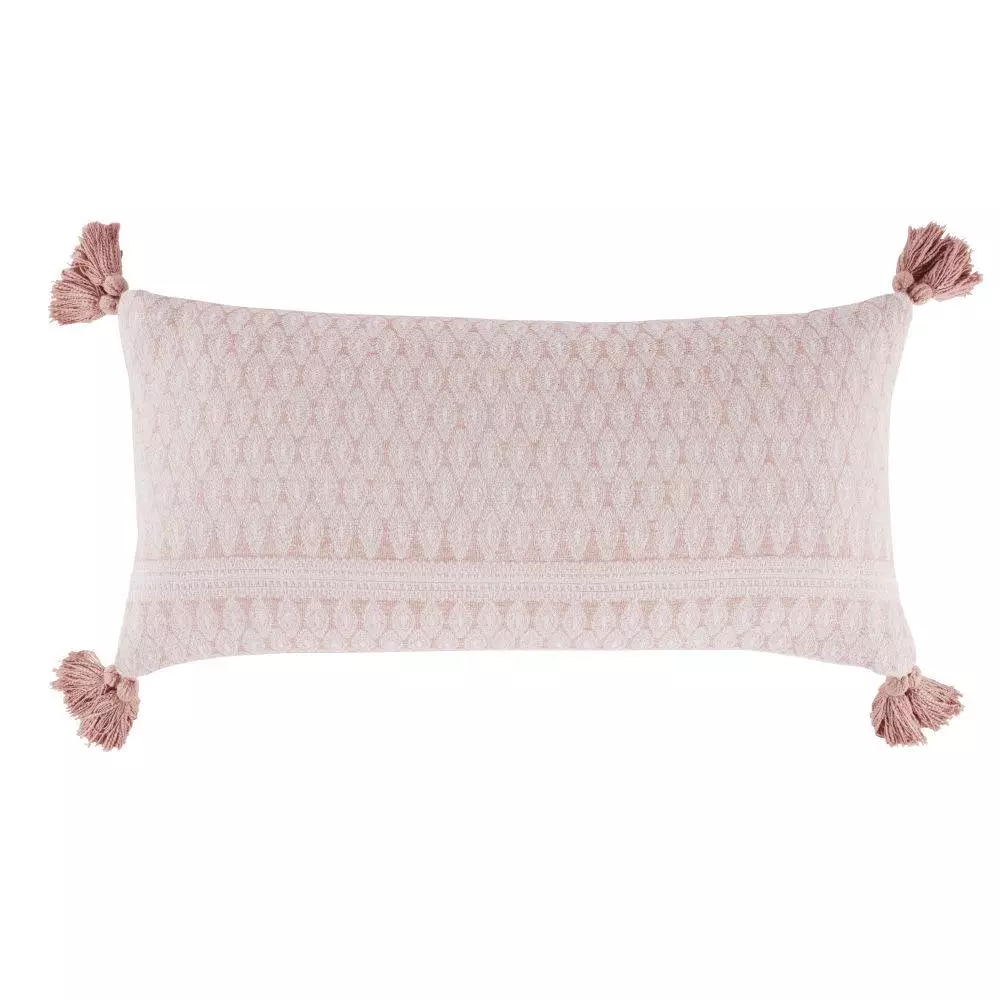 Maisons du Monde coton cushion miloko mavokely misy printy sy pom-poms