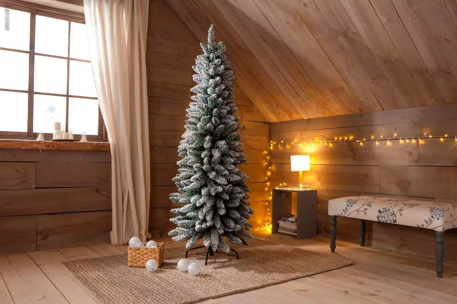 Sapin de Noël Leroy Merlin Slim Laponie 180cm