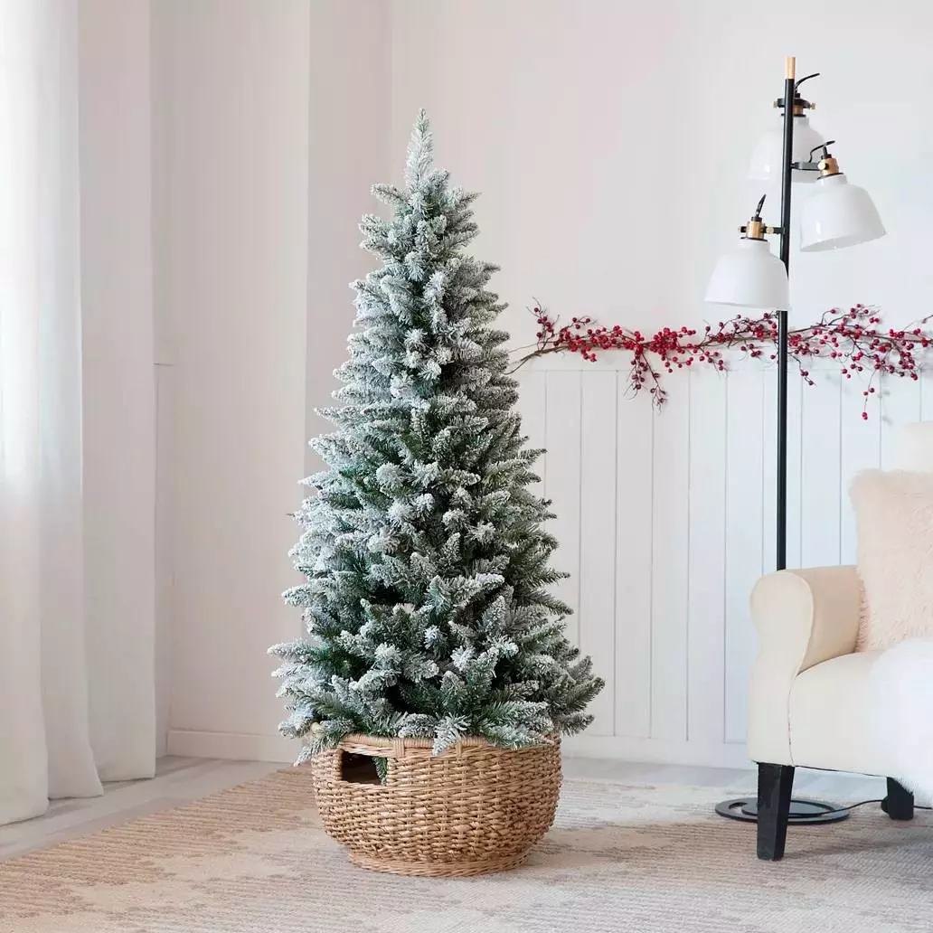 Sapin de Noël vert enneigé 240cm par Leroy Merlin