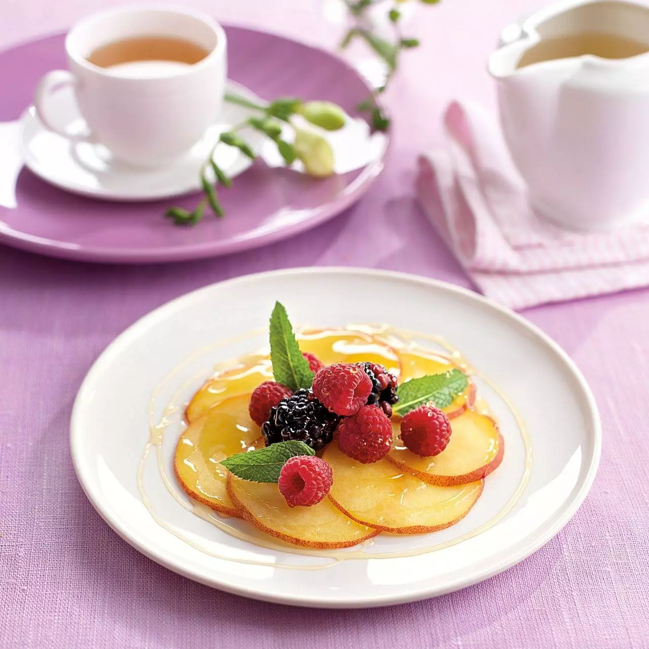 peach carpaccio