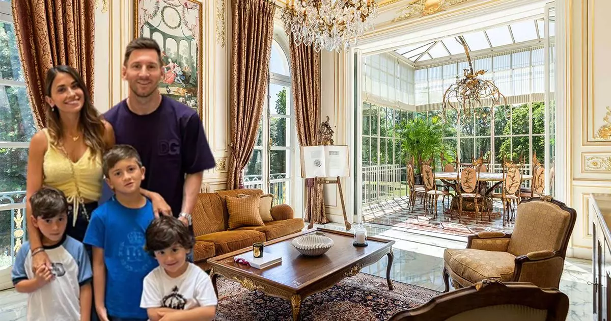 Vi går ind i det luksuriøse palads i Bridgerton-stil, hvor Leo Messi og hans familie ønsker at bo i Paris