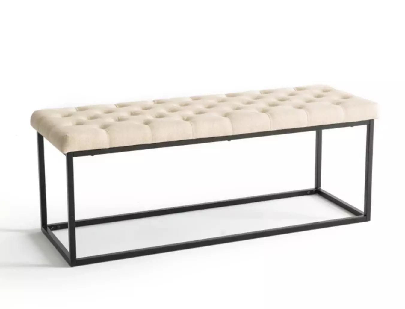 tufted bench la redoute