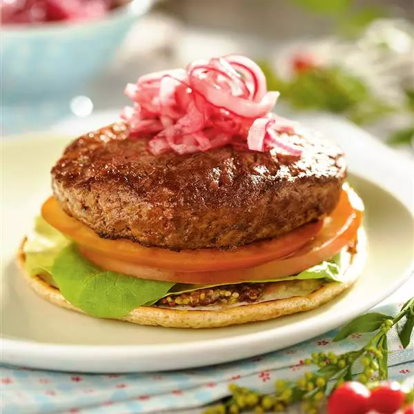 burgers with pancakes