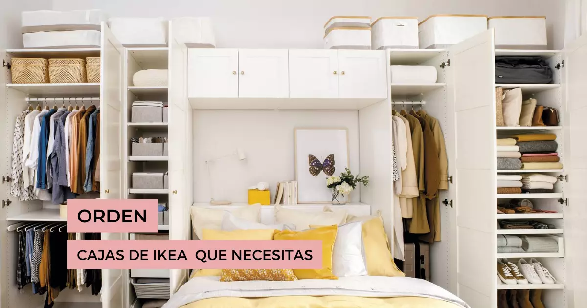 The IKEA boxes that every tidying expert needs according to @armoniadehogar