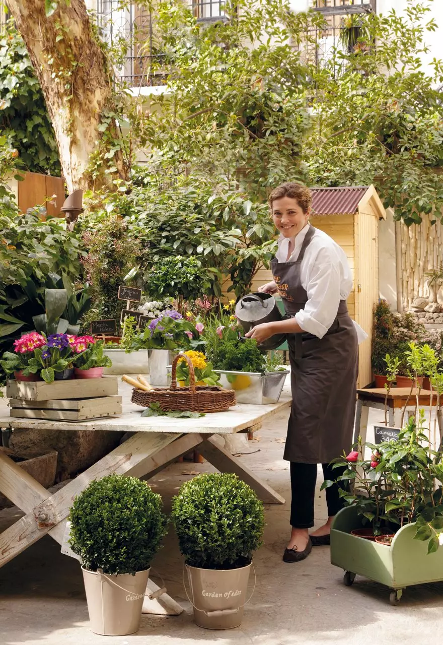 Un giardino anche all'interno della casa