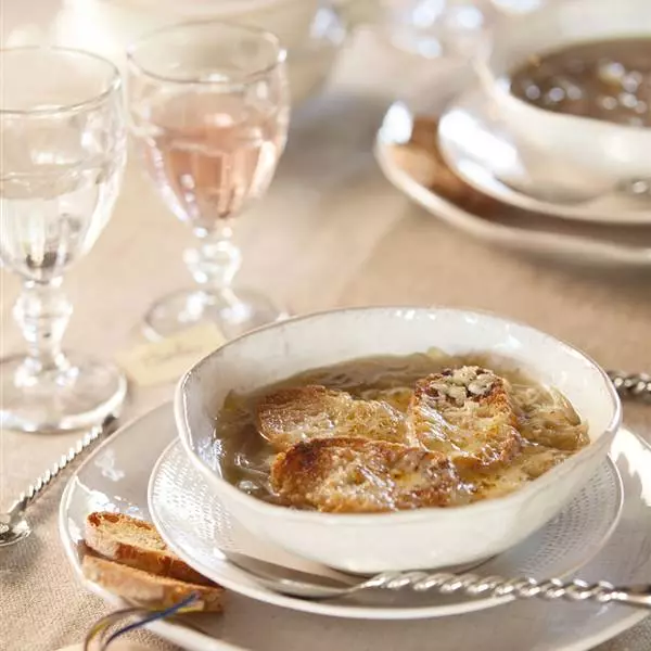 Gratin onion soup