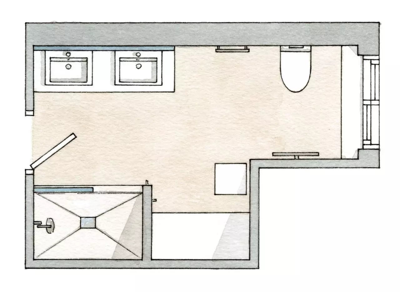 Kamar mandi anu ngamangpaatkeun rohangan 2197_6