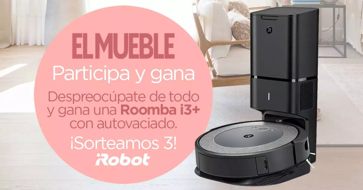 We raffle 3 iRobot roombas among the subscribers of the El Mueble newsletter