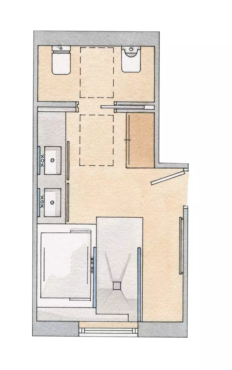 Am Dachgeschoss, mat Holz gekleet 2832_4