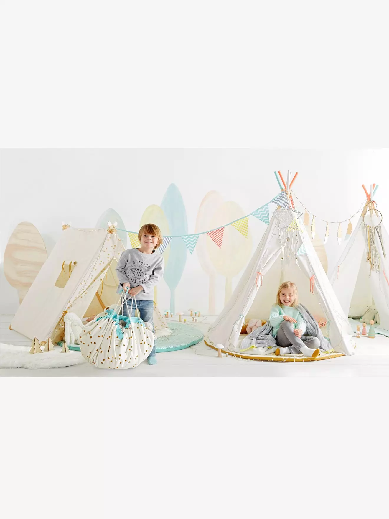 Teepees vir kinders: die mode-bykomstigheid vir kinderkamers 4751_23