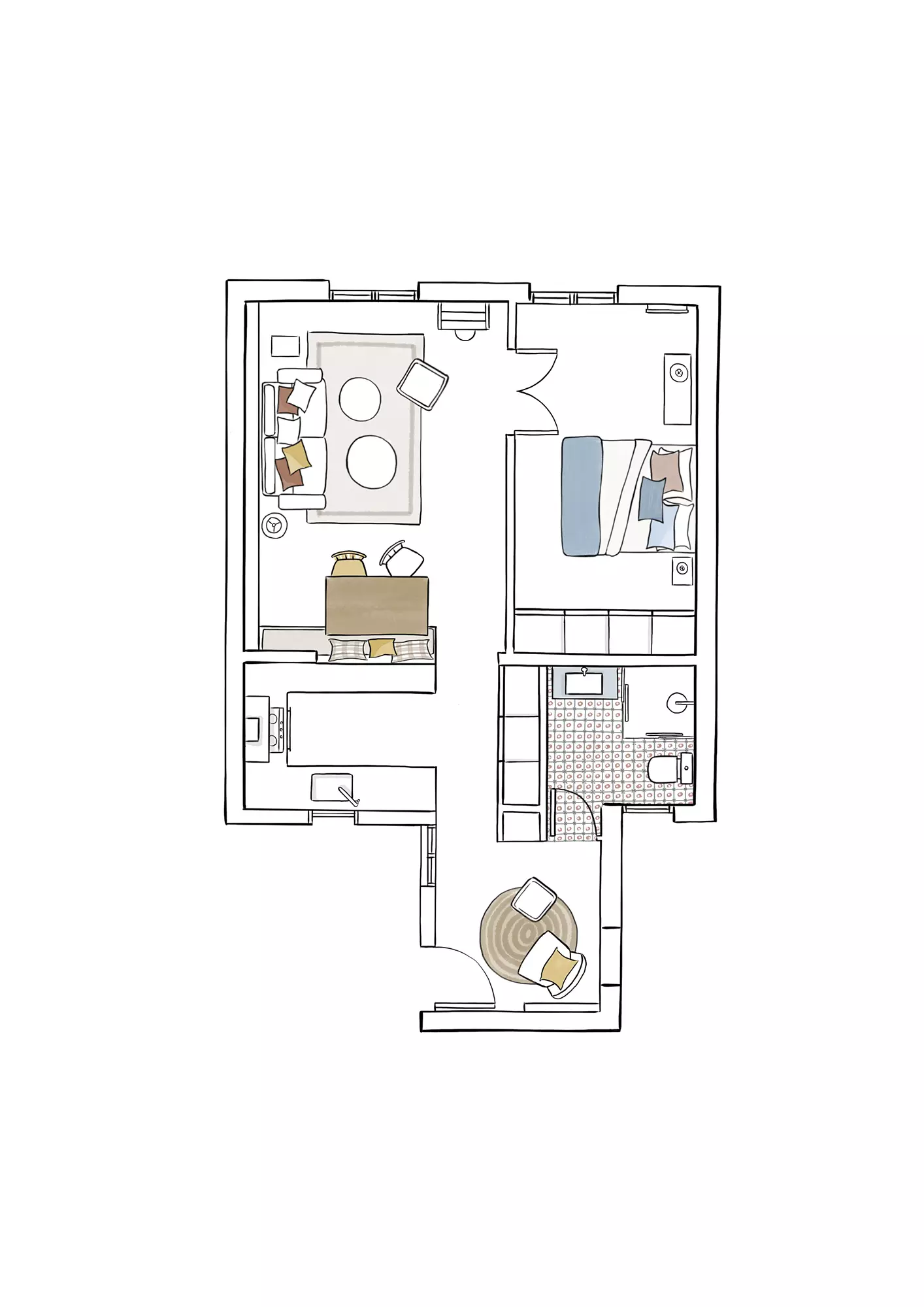 Een klein appartement vol ideeën en veel vintage charme (met video en plattegrond) 5062_11