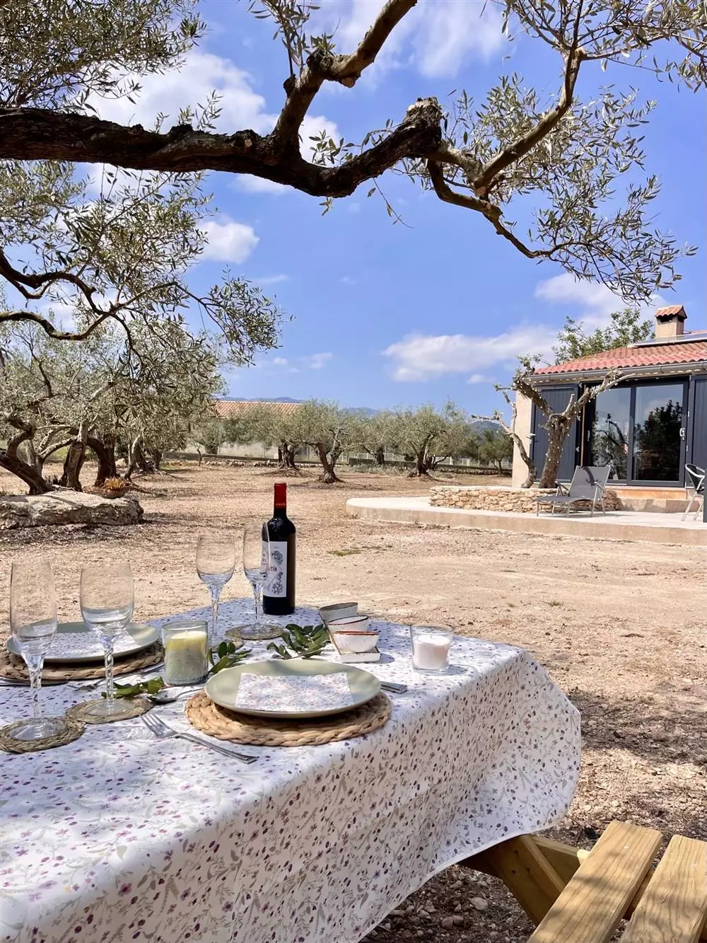 Tuin van die huis van die leser Gemma Monllau in Roquetes (Tarragona)