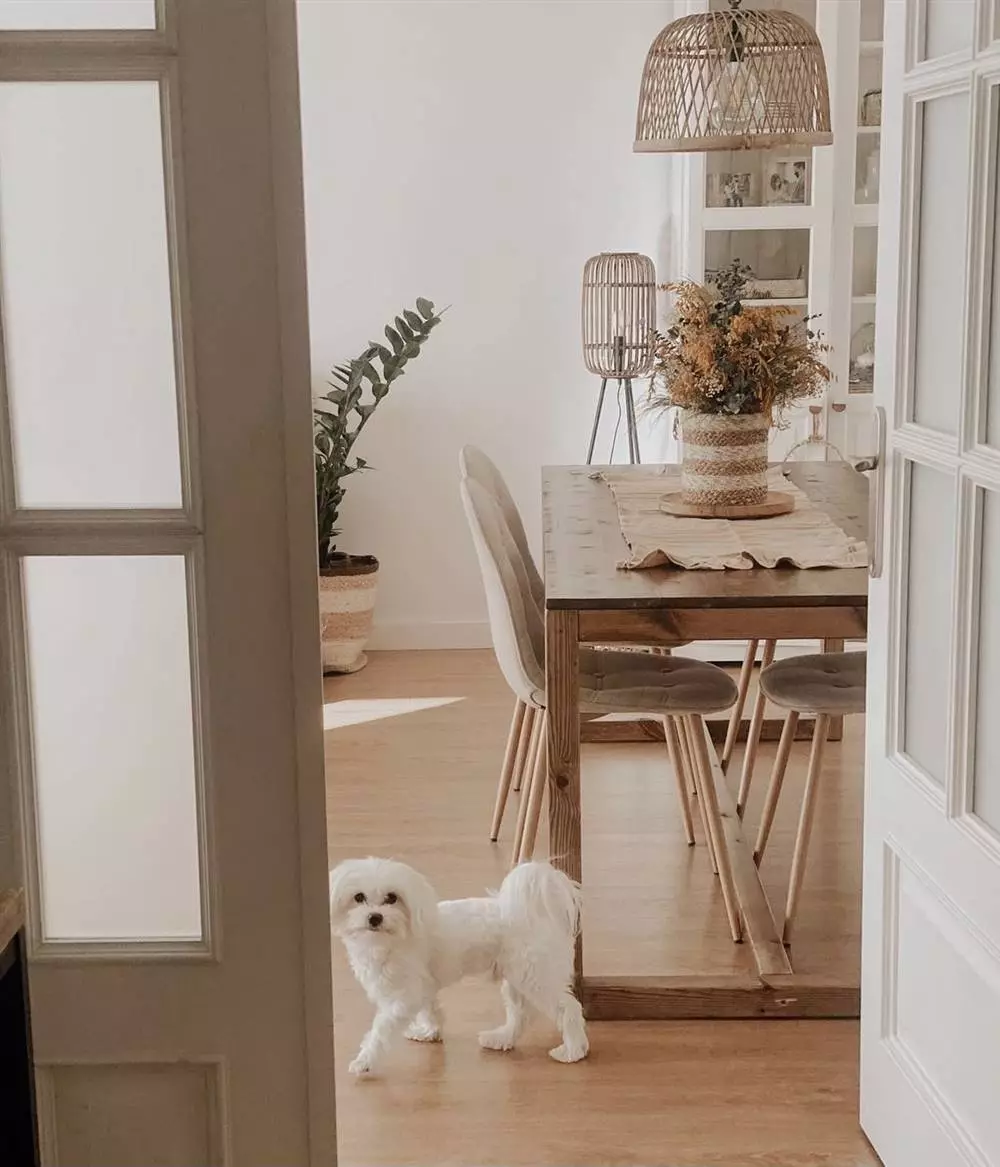 Salle à manger de la maison de la lectrice Anna García