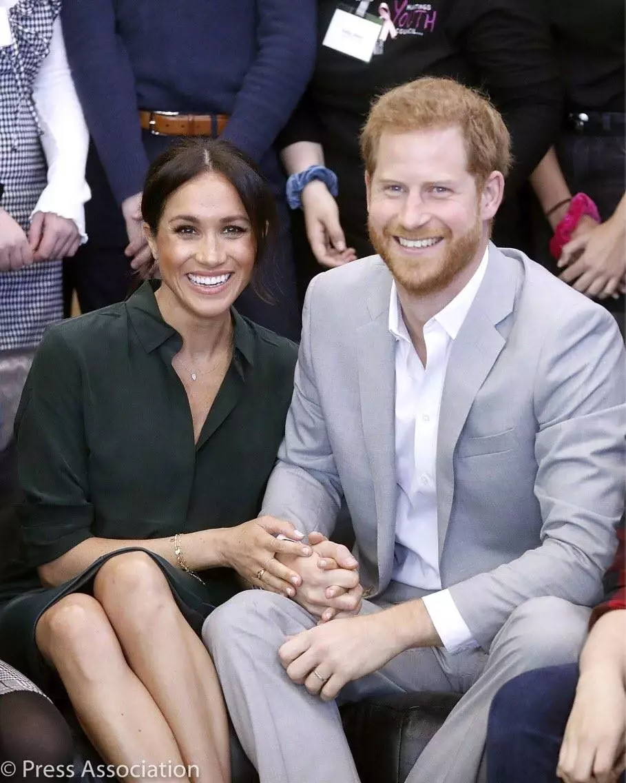 Meghan Markle da Yarima Harry sun bar Kate Middleton 5264_1