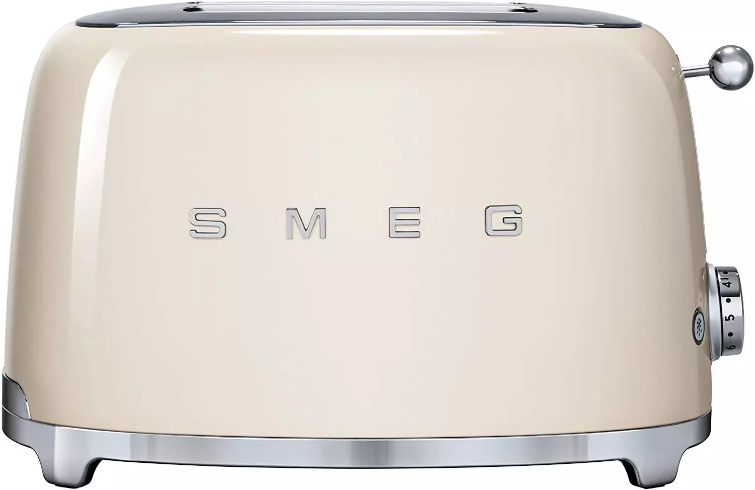 Cad atá le tabhairt ag bainise: tóstaer SMEG i beige ó Amazon.