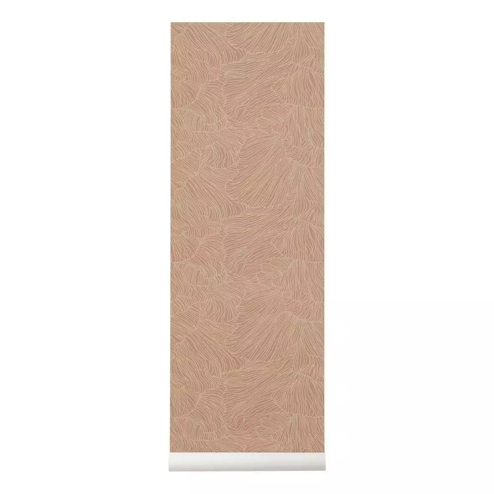 wallpaper-coral dening Ferm Living, ing Smallable