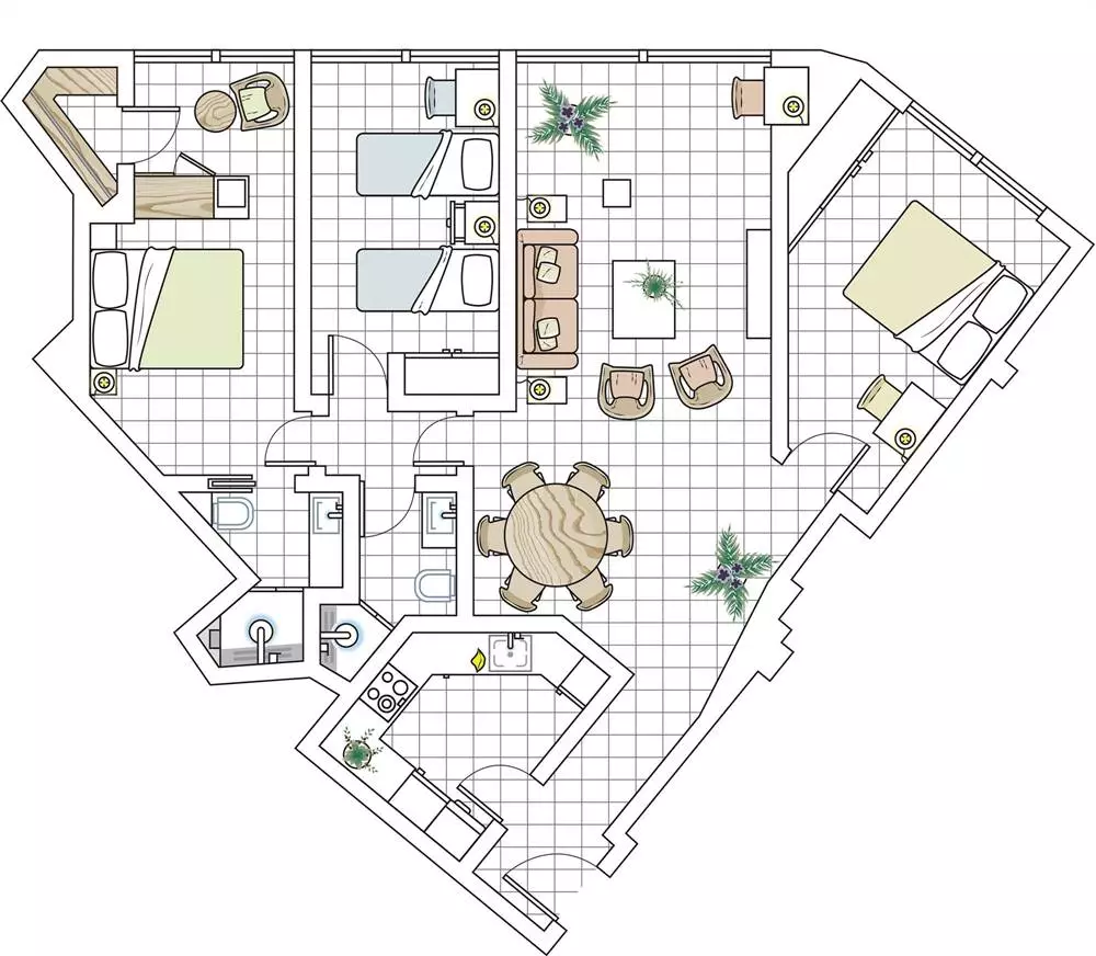 Maliit na Floor Plan