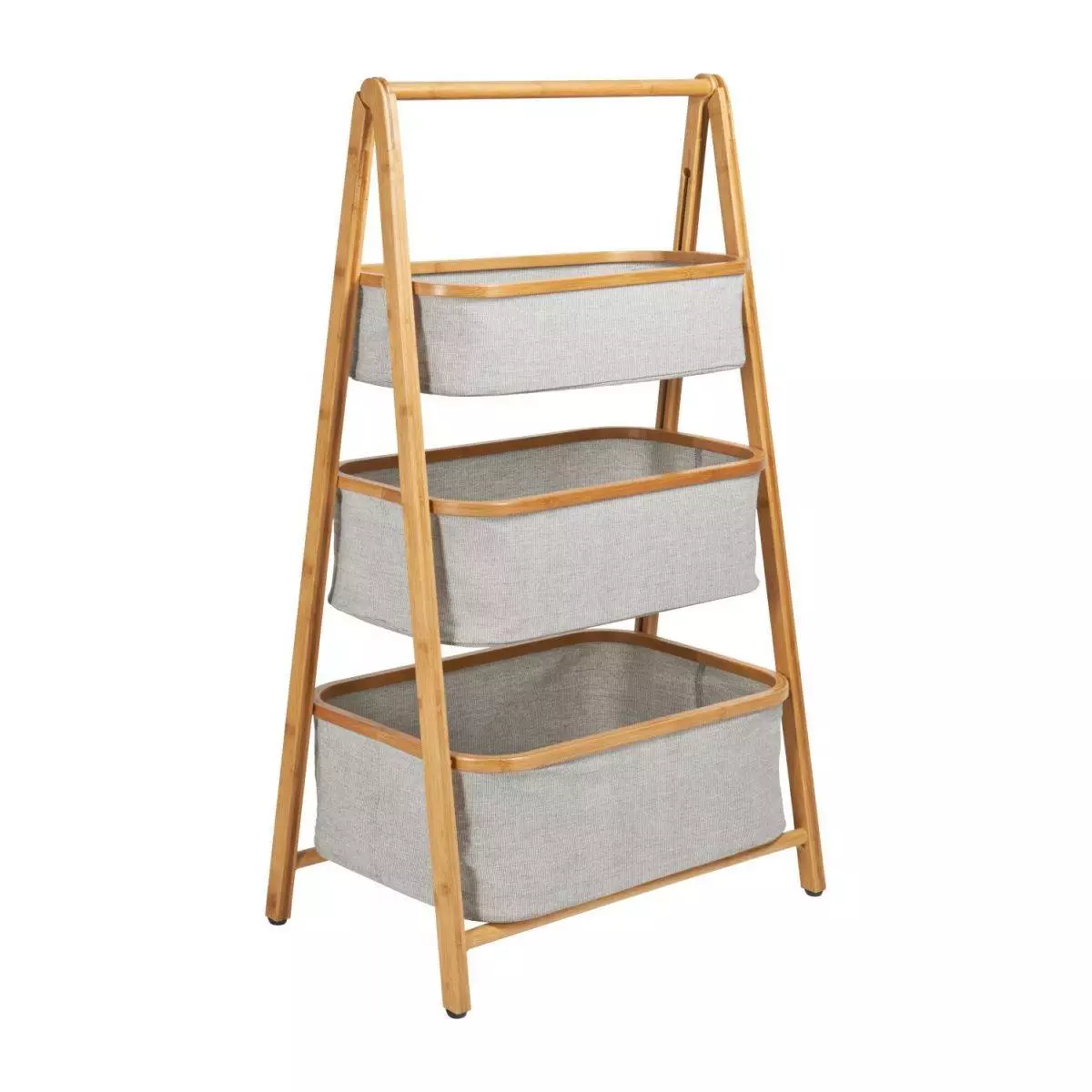 HABITAT shelves-3-bamboo-basket 786961. Ime ụlọ ịwụ n'usoro