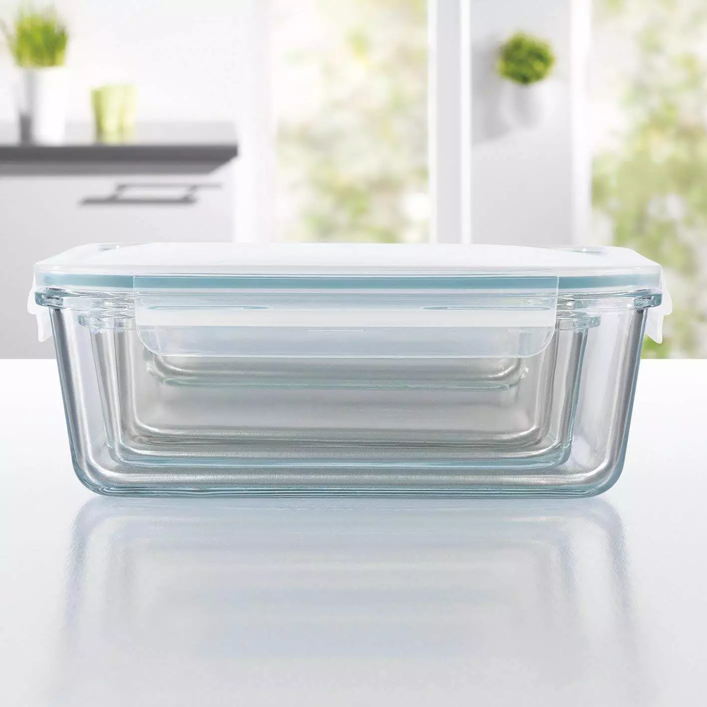 glêzen tupperware set