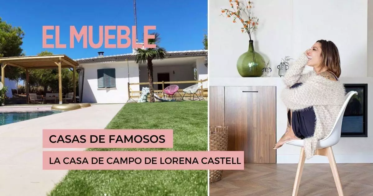 Lorena Castells modernt inredda hus på landet i utkanten av Madrid