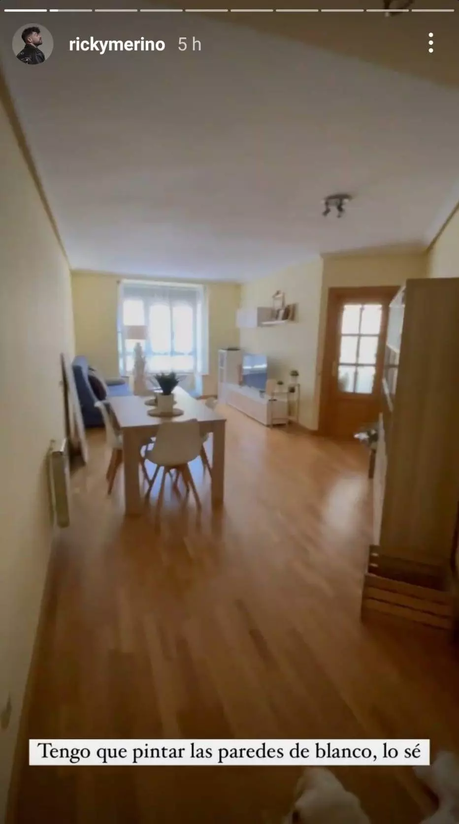 Sala ng apartment ni Ricky Merino sa Madrid2