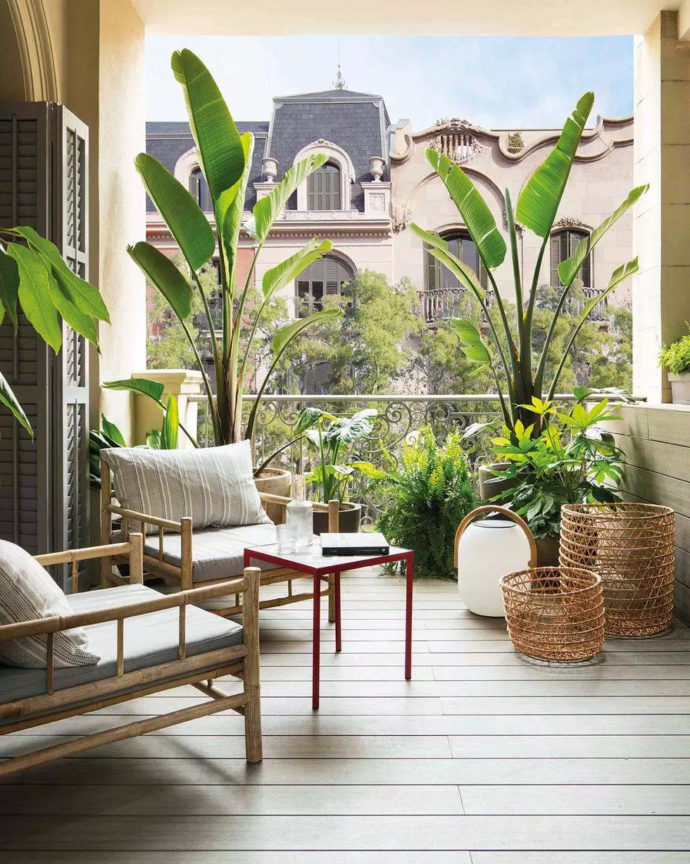 Ideias de decoração para pequenos terraços.