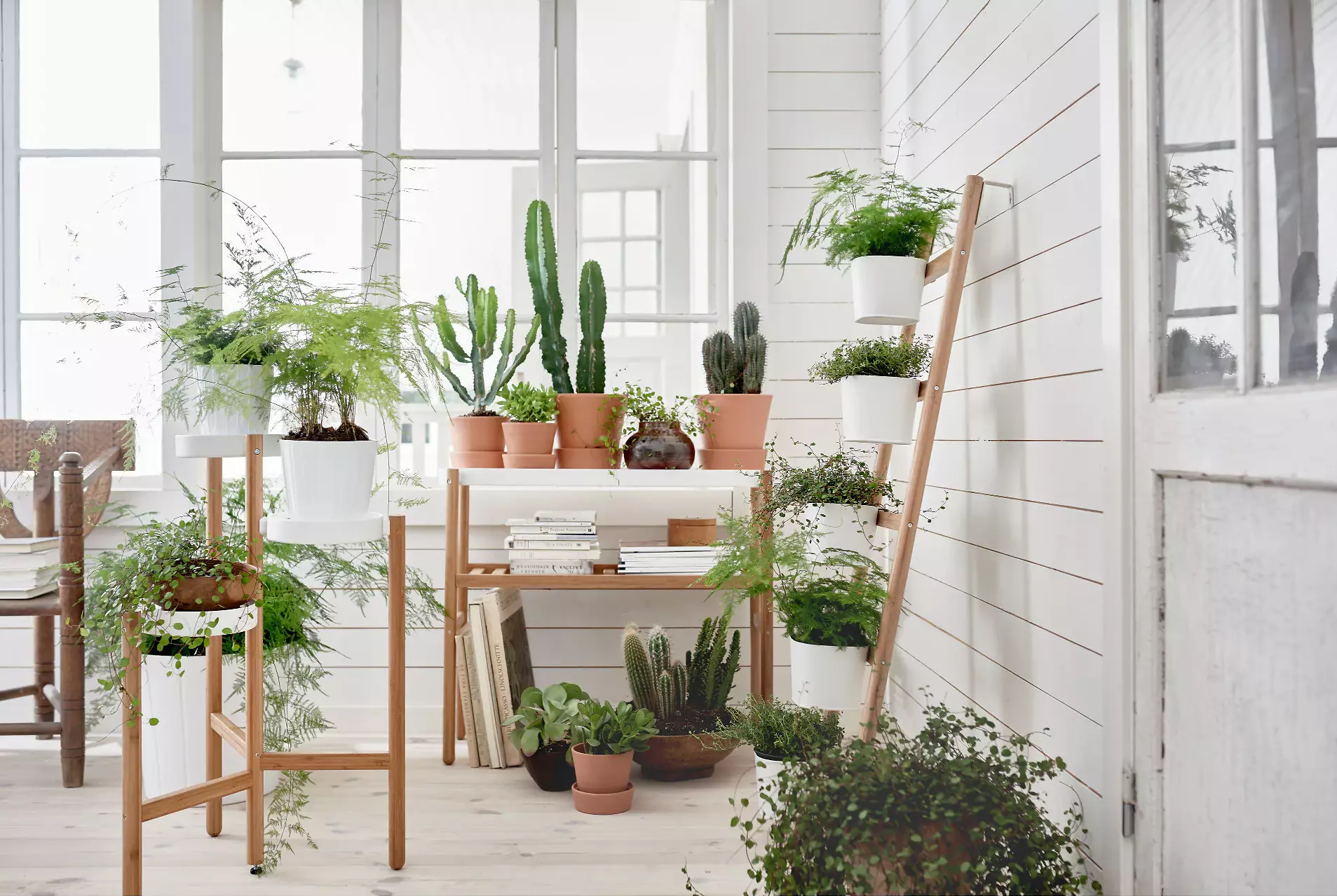 IKEA túnbenodigdheden: SATSUMAS plant stand.