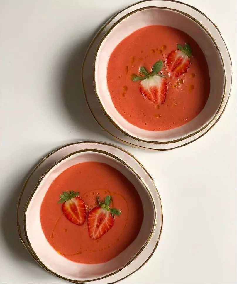 gaspacho aux fraises - foodtropia