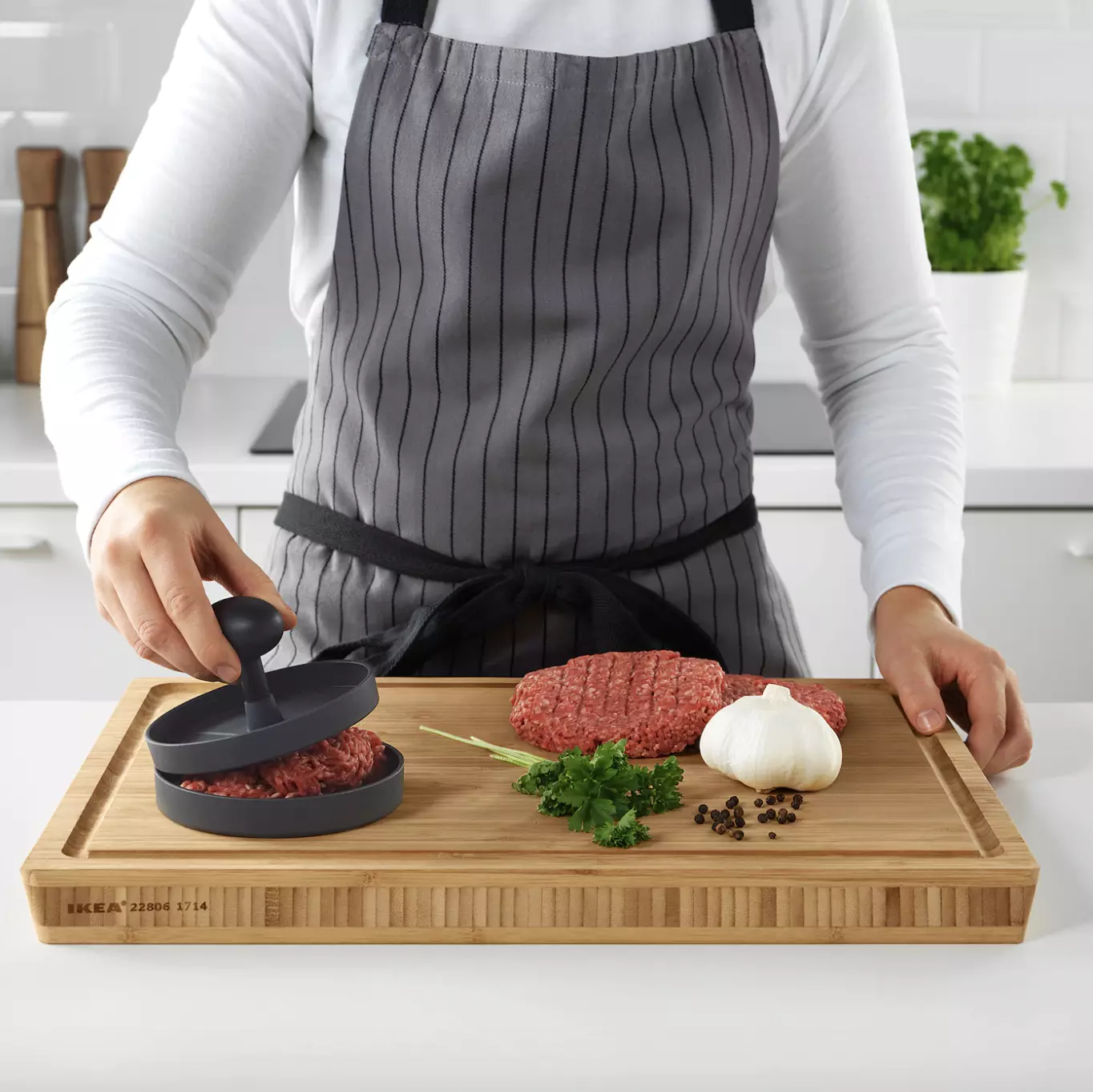 I-IKEA GRILLTIDER Burger Press