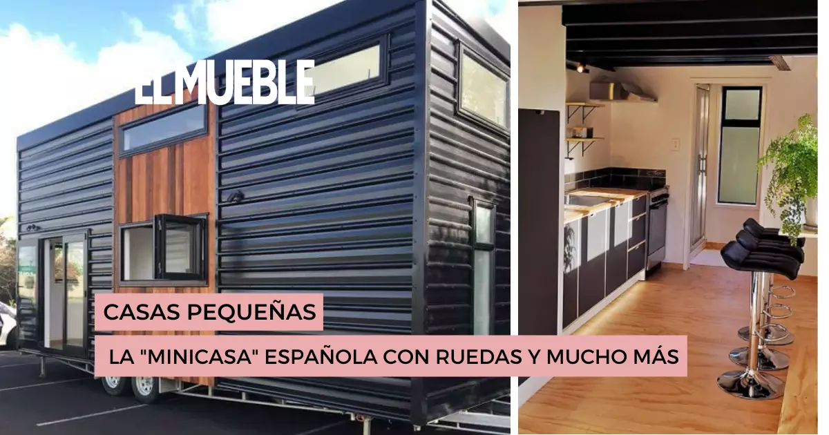 Eleyi jẹ awọn Spanish prefabricated ile pẹlu kẹkẹ ati meji ipakà lati 50.000 yuroopu