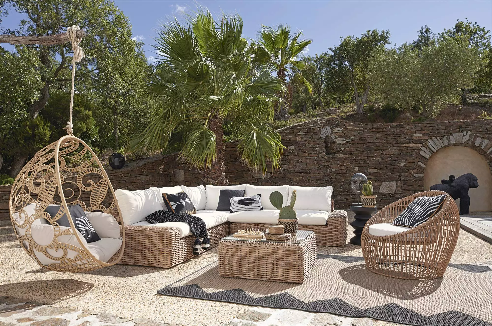 Maisons du Monde_lounge outdoor fibers trends terase