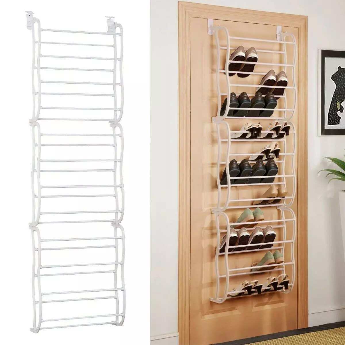 eBay Over the Door Shoe Rack Organizzatur