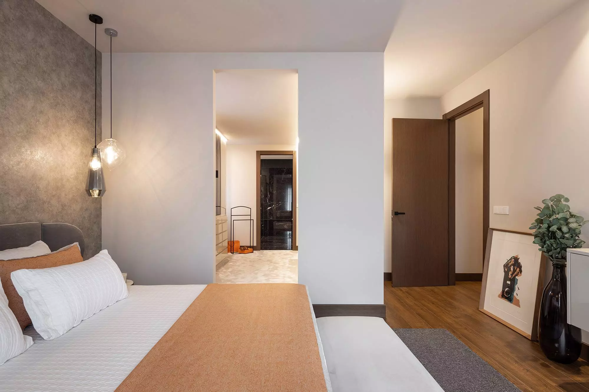 After the main bedroom of the blue apartment by Soldecor de Avilés