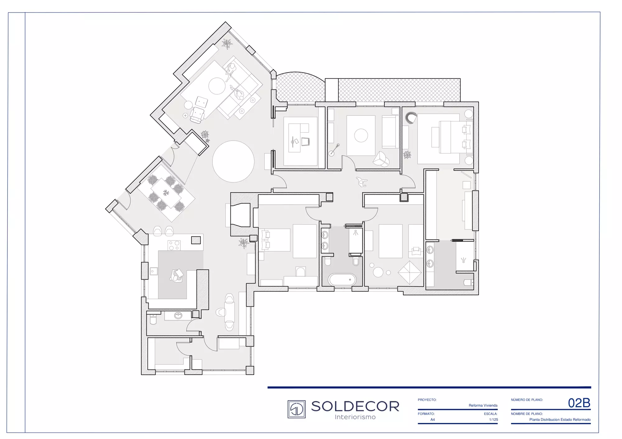 Plan apartmana Soldecor Avilés