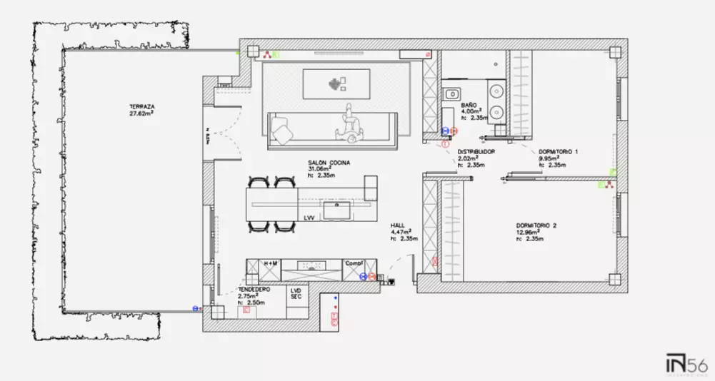 die plan na die hervorming IN56 interieurontwerp