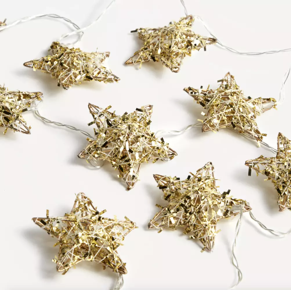 eci christmas star garland