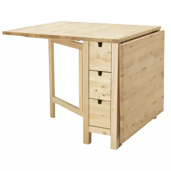 norden ikea sammenleggbar trebord