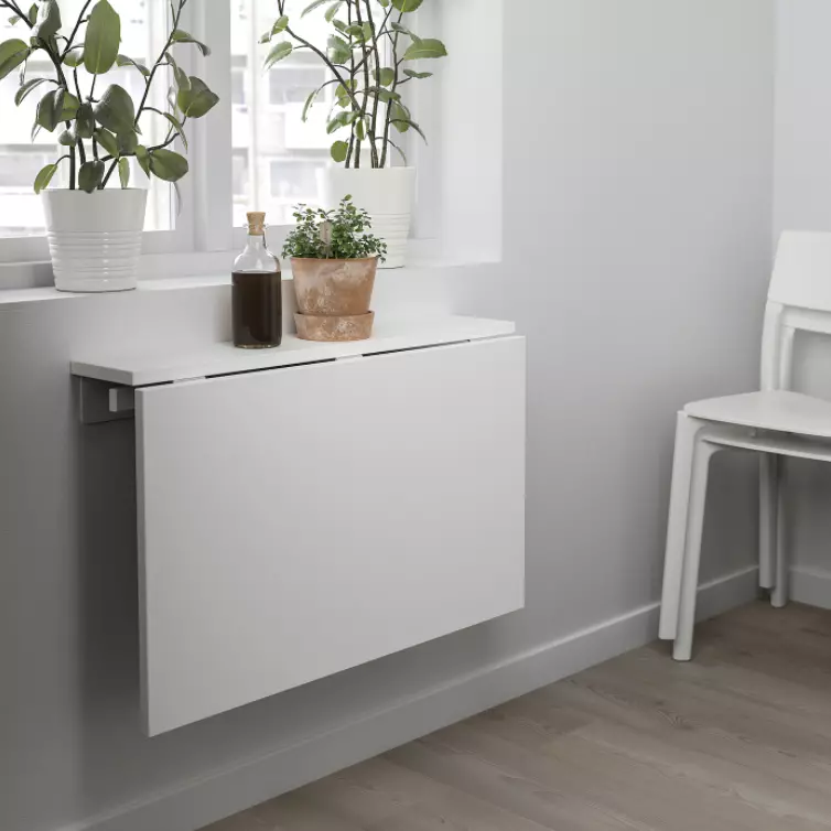 ikea sammenleggbar veggbord