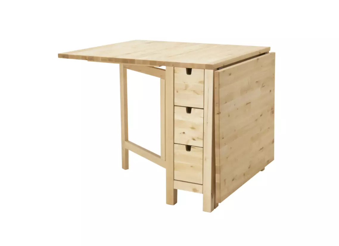 norden ikea sammenleggbar trebord