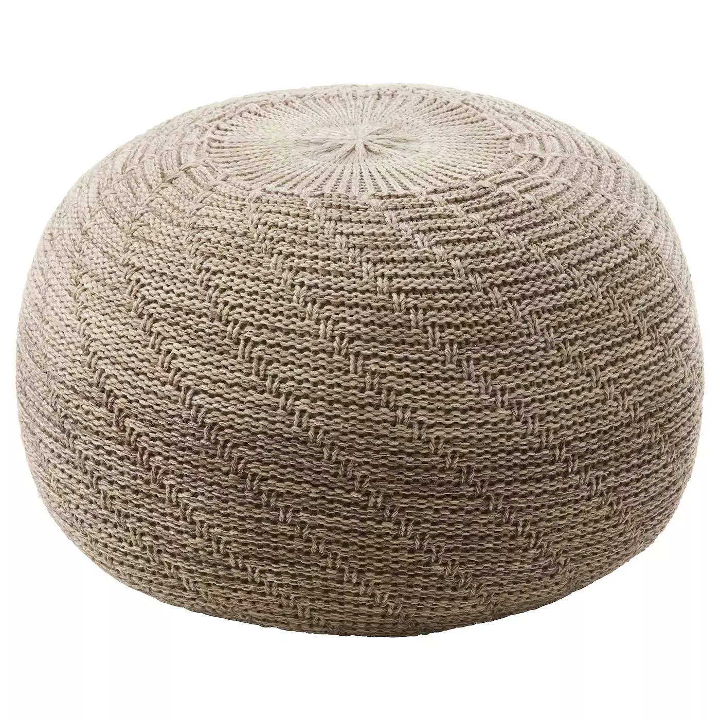 Beige SANDARED pouf gikan sa IKEA