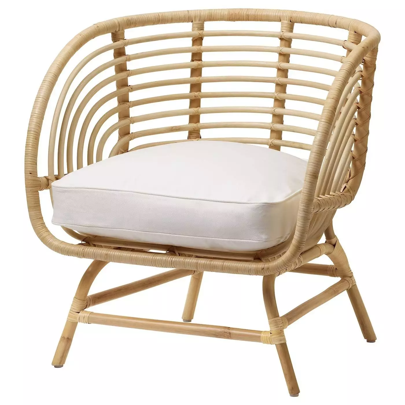 IKEA BUSKBO Rattan Armchair