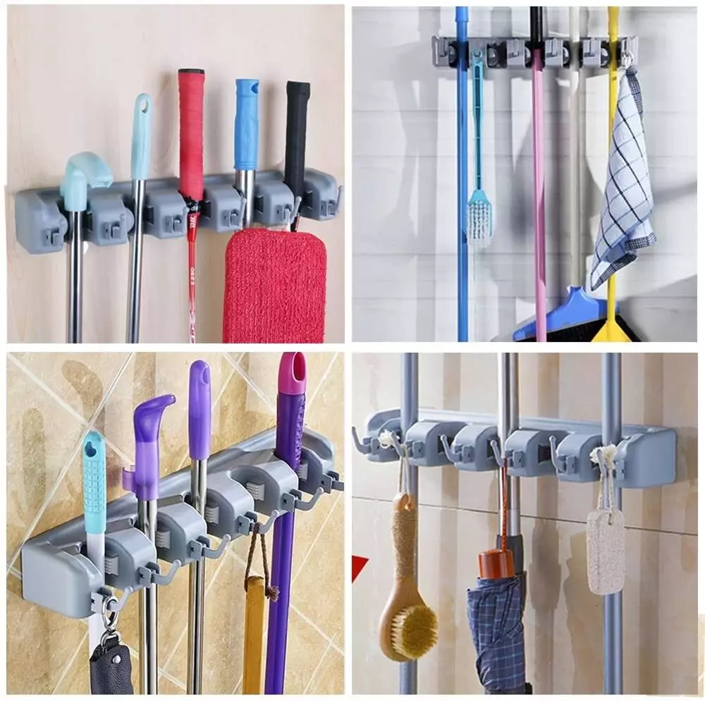 amazon wall broom organizer stand