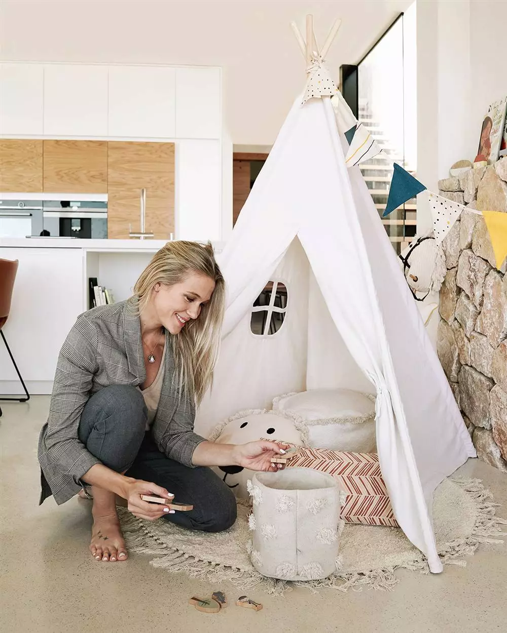 Patry Montero and Álex Adróver at home