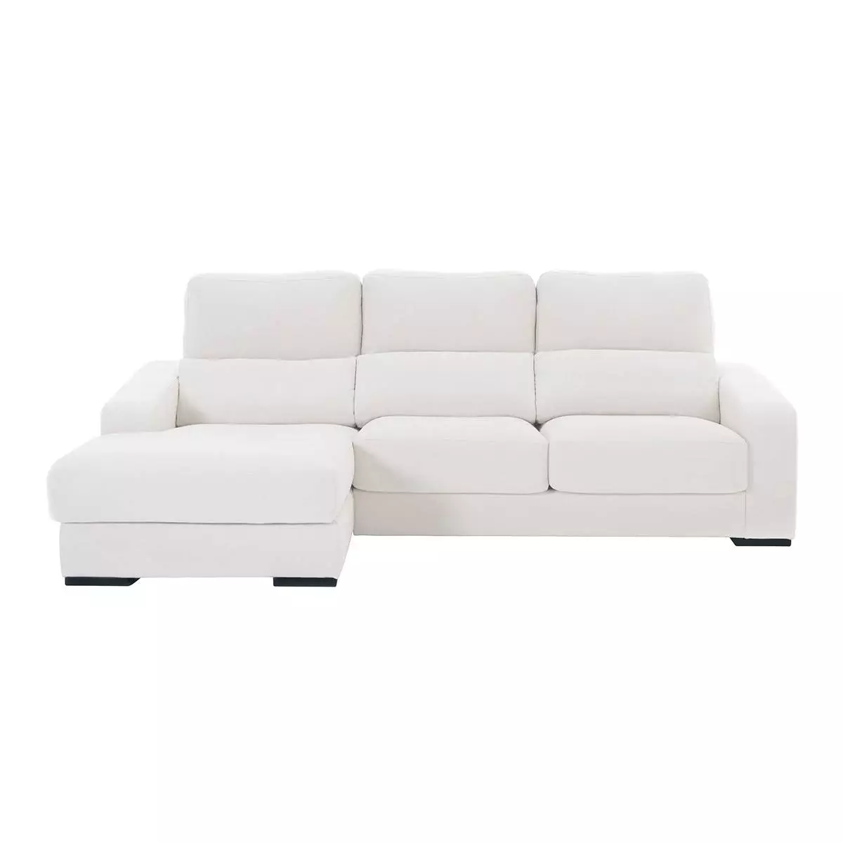 3-Sitzer-Sofa mit Baumwoll- und Leinenbezug und linksseitiger Chaiselongue Bass von El Corte Inglés